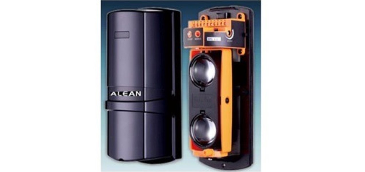 Wired Alarm Outdoor Double Beam Infrared Photobeam Sensor 100M Distance ...