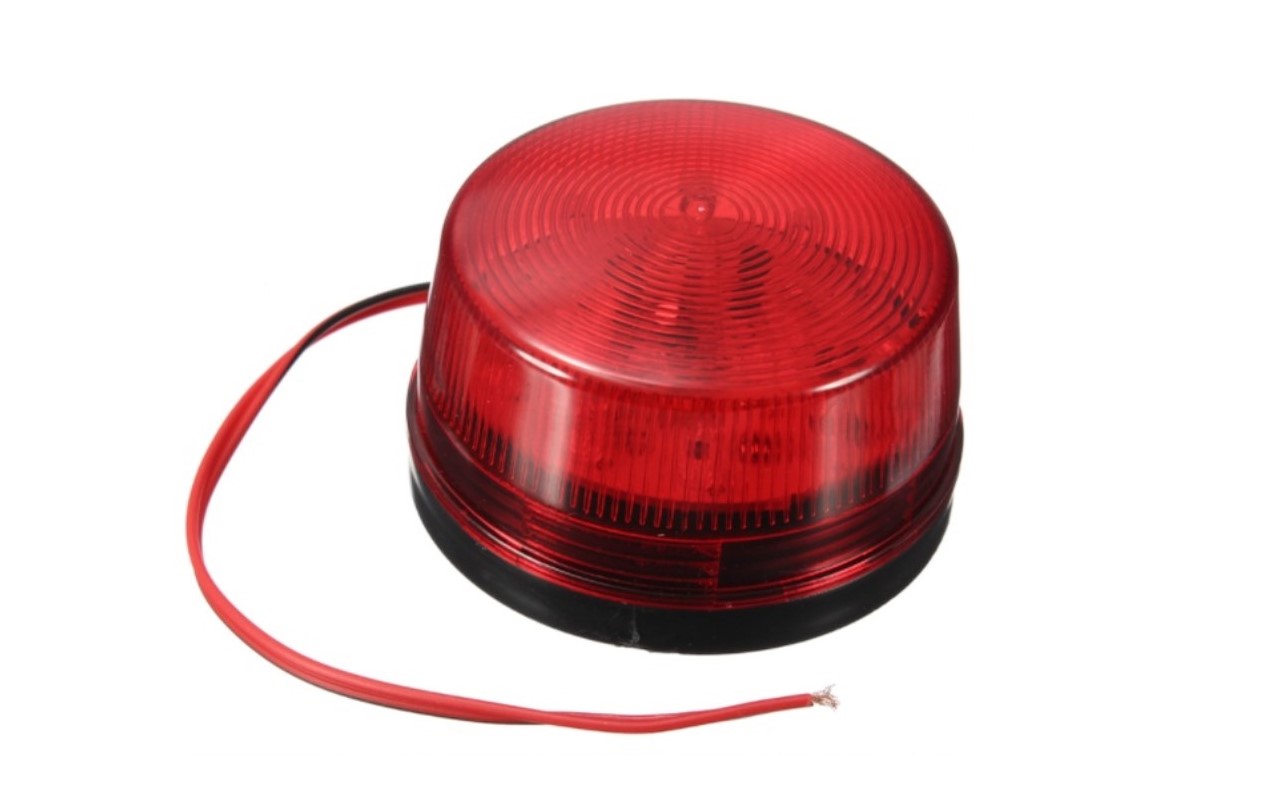 Wired Alarm DC 12V Siren Package Set with Metal Box Siren Horn Strobe ...