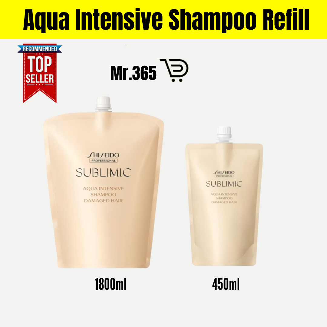 Shiseido Sublimic Aqua Intensive Fuente Forte Adenovital AiryFlow Luminoforce Refill Shampoo ...