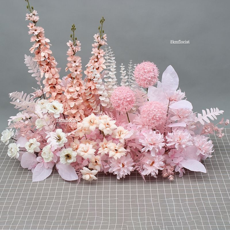 LIGHT PINK SERIES ARTIFICIAL FAKE FLOWER Bouquet Living Home Decor ...