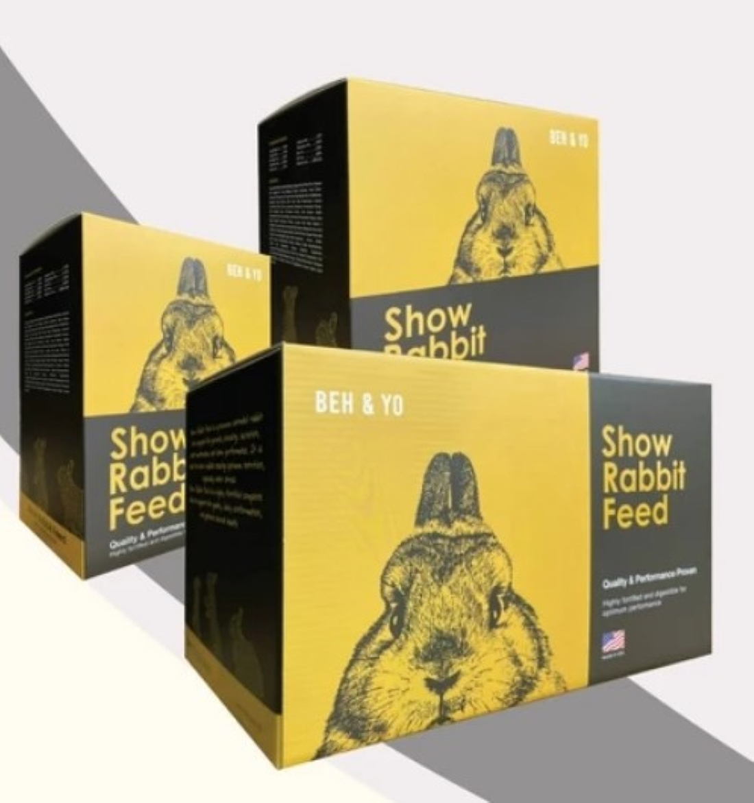 Show Rabbit Feed 3.6kg | 1.2kg | 600g Beh & Yo dedak makanan arnab ...