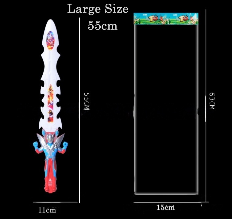 Ultraman Sword Flashing Light & Sound Ultraman Hero Sword Toy Mainan ...