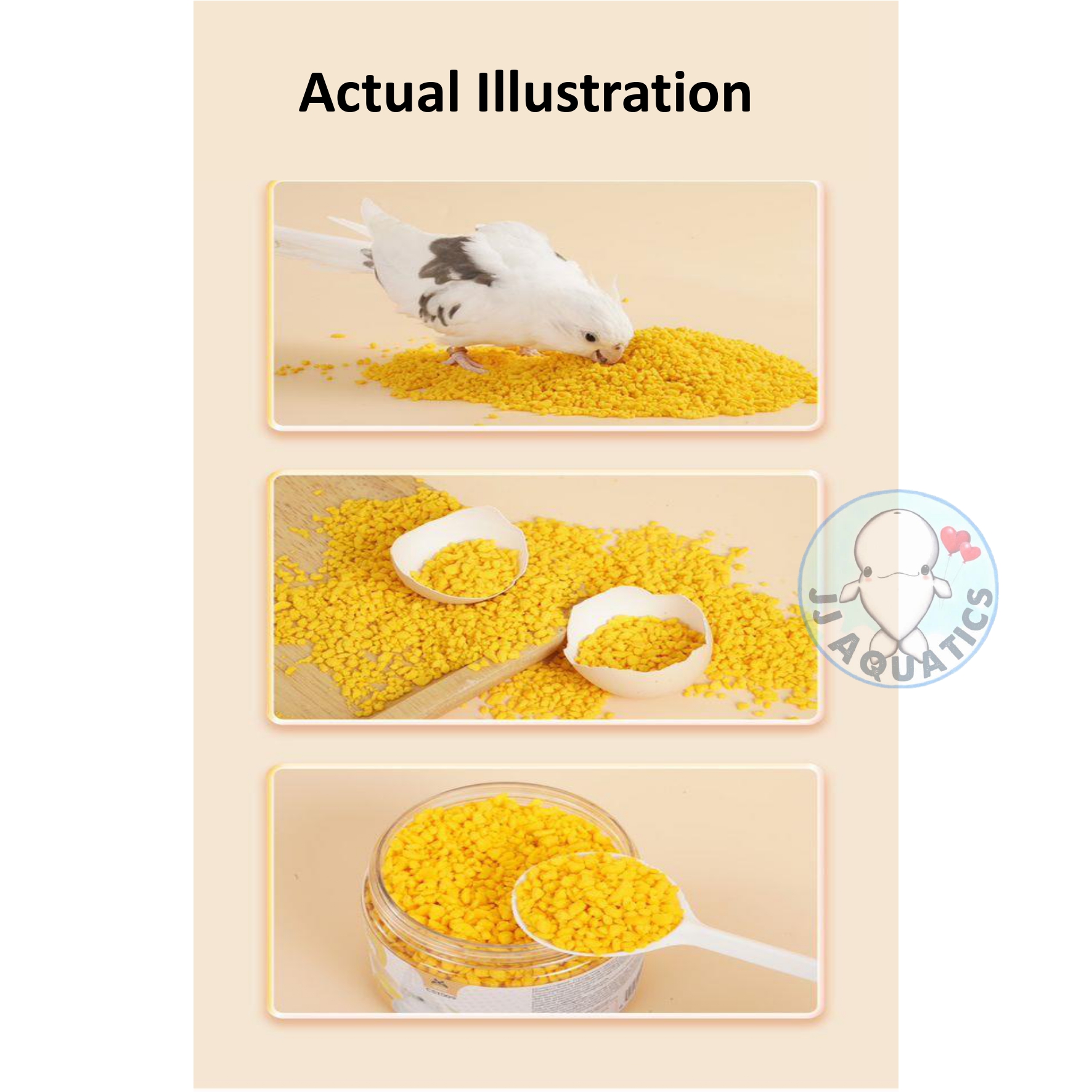 🔥Ready Stock🔥Jonsanty Parrot Bird Egg Yolk Granules High Protein Food ...