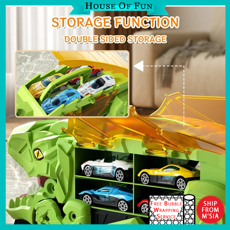 Dinosaur Eating Cars Educational Toy Novelty Dinosaur Swallowing Truck ...