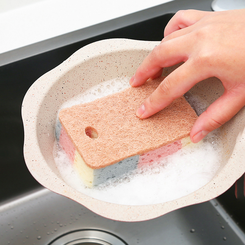 𝗪𝗜𝗗𝗘 𝗔𝗣𝗣𝗟𝗜𝗖𝗔𝗧𝗜𝗢𝗡 》Double Sided Dishwashing Sponge Stain Removal ...
