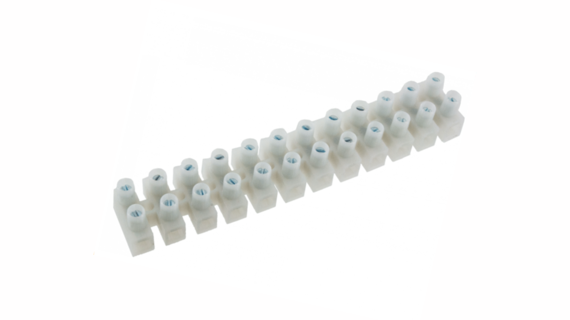 PVC 380V 15A Wire Connector Termination Block White Color Colour for ...