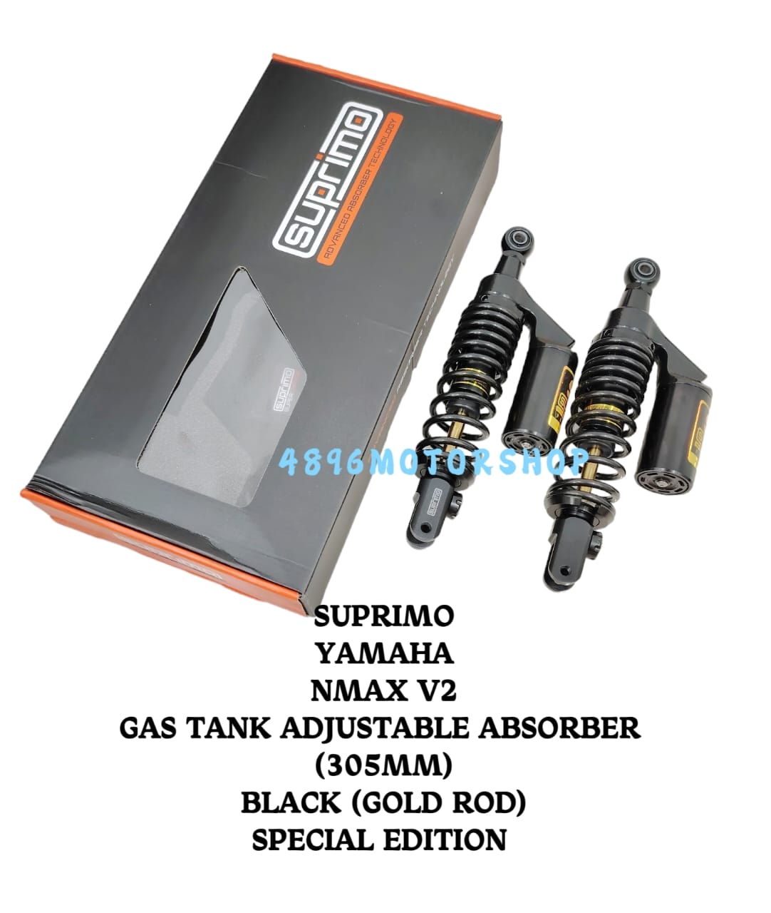 SUPRIMO APIDO NMAX V2 N-MAX 305MM ADJUSTABLE PRESTIGE REAR ABSORBER ...