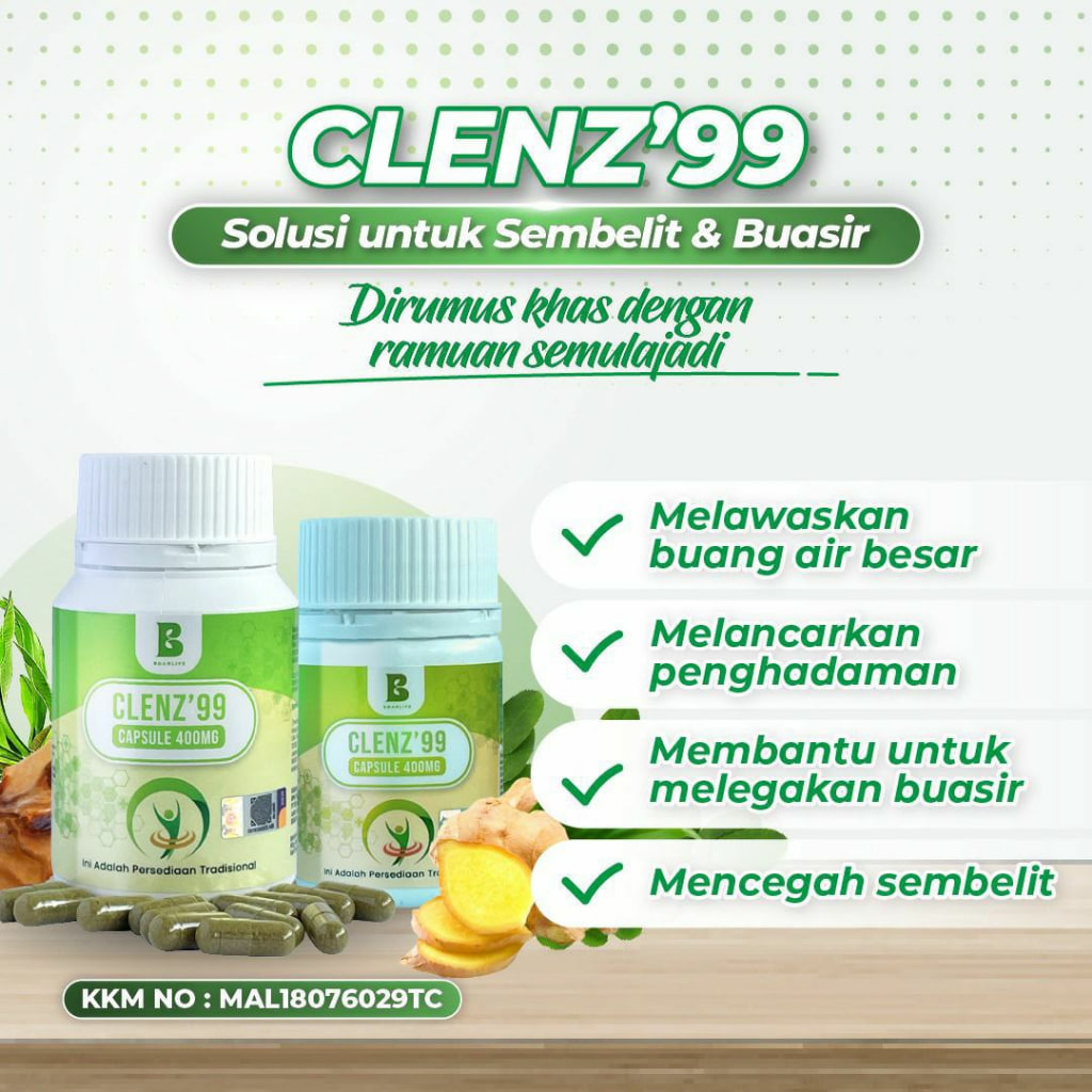 𝗞𝗮𝗽𝘀𝘂𝗹 𝗖𝗹𝗲𝗻𝘇𝘇99 𝗠𝗶𝗻𝘆𝗮𝗸 𝗖𝗹𝗲𝗻𝘇 99 𝗟𝘂𝗹𝘂𝘀 𝗞𝗞𝗠 𝗢𝗿𝗶𝗴𝗶𝗻𝗮𝗹 𝗛𝗤 | Shopee Malaysia