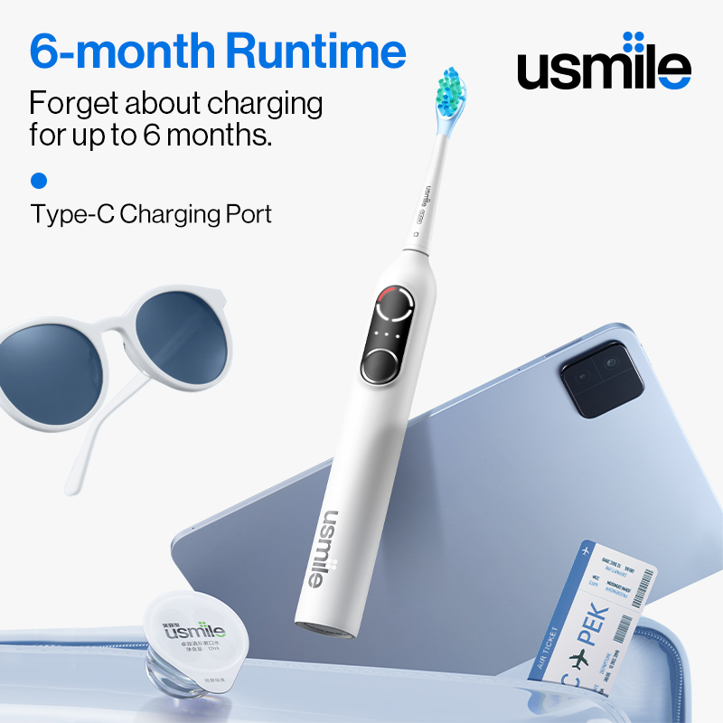 usmile P10 PRO Smart Electric Toothbrush | Brush Indicator |Timely Prompt Tech | 180 Days ...