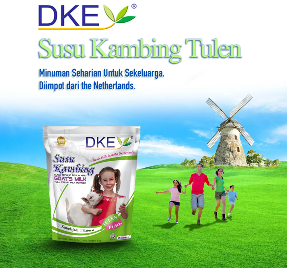 Dke Goat'S Milk Full Cream Milk Powder 15S X 18G | Shopee Malaysia