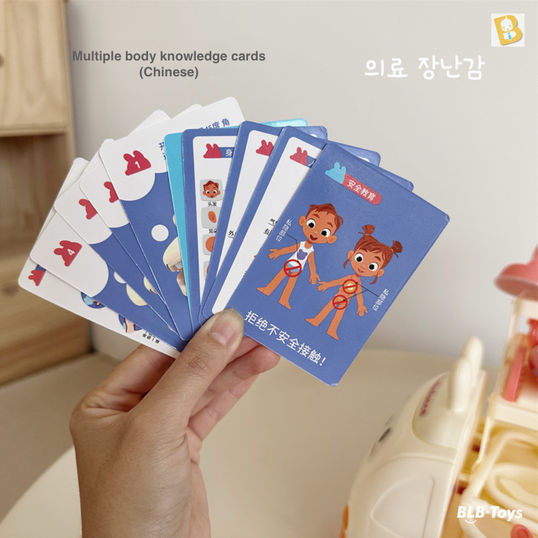 BabyBoss Cute Rabbit Ambulance Toy Doctor Kit Medical Play Set Ambulans ...