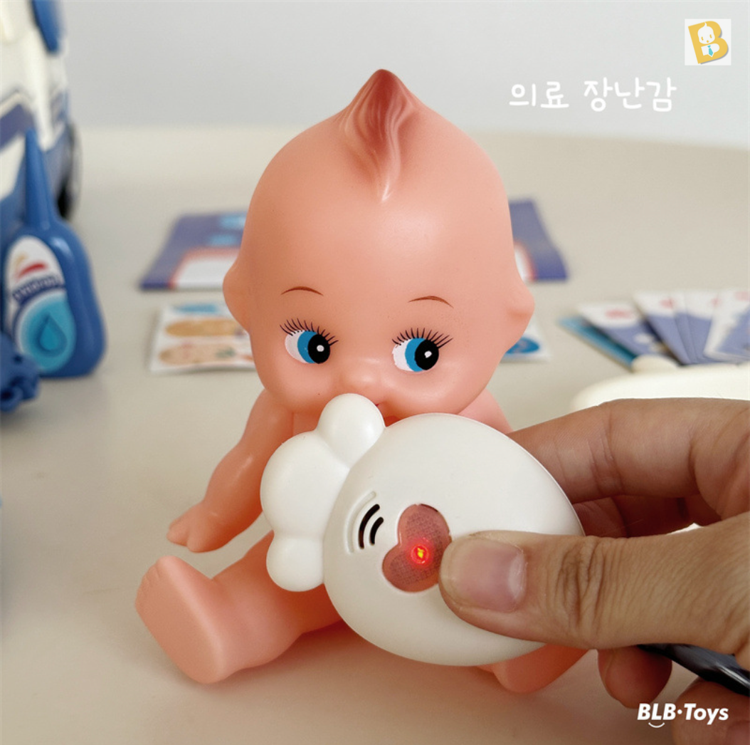 BabyBoss Cute Rabbit Ambulance Toy Doctor Kit Medical Play Set Ambulans ...