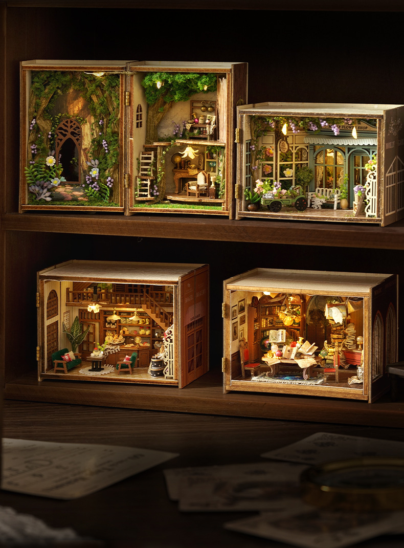 Mini House Fantasy Rubik's Cube Series DIY Miniature Doll Houses ...