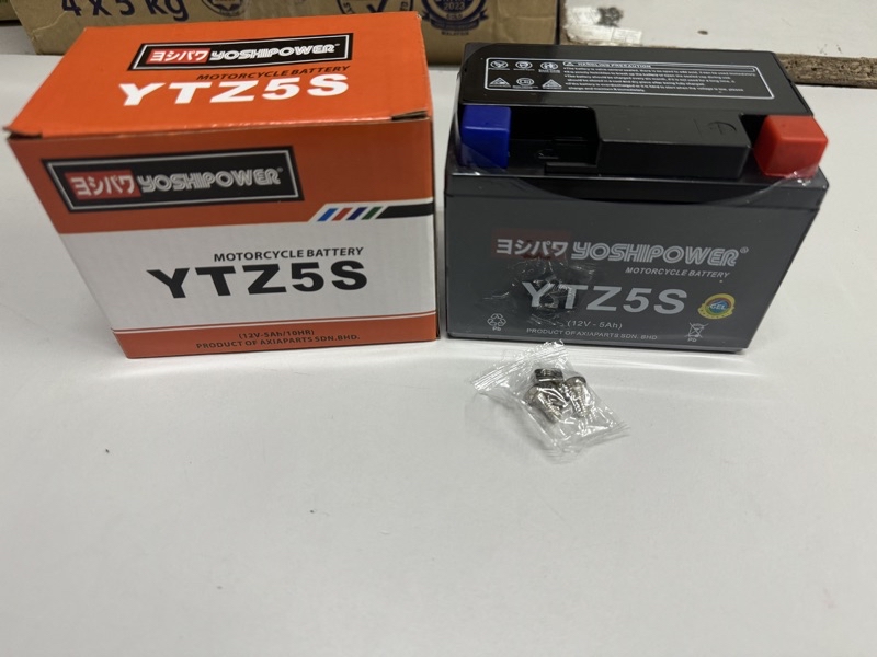 (YOSHIPOWER) YTZ5S BATTERY GEL EGO S EGO LC NOUVO LC EX5 DREAM W100 ...