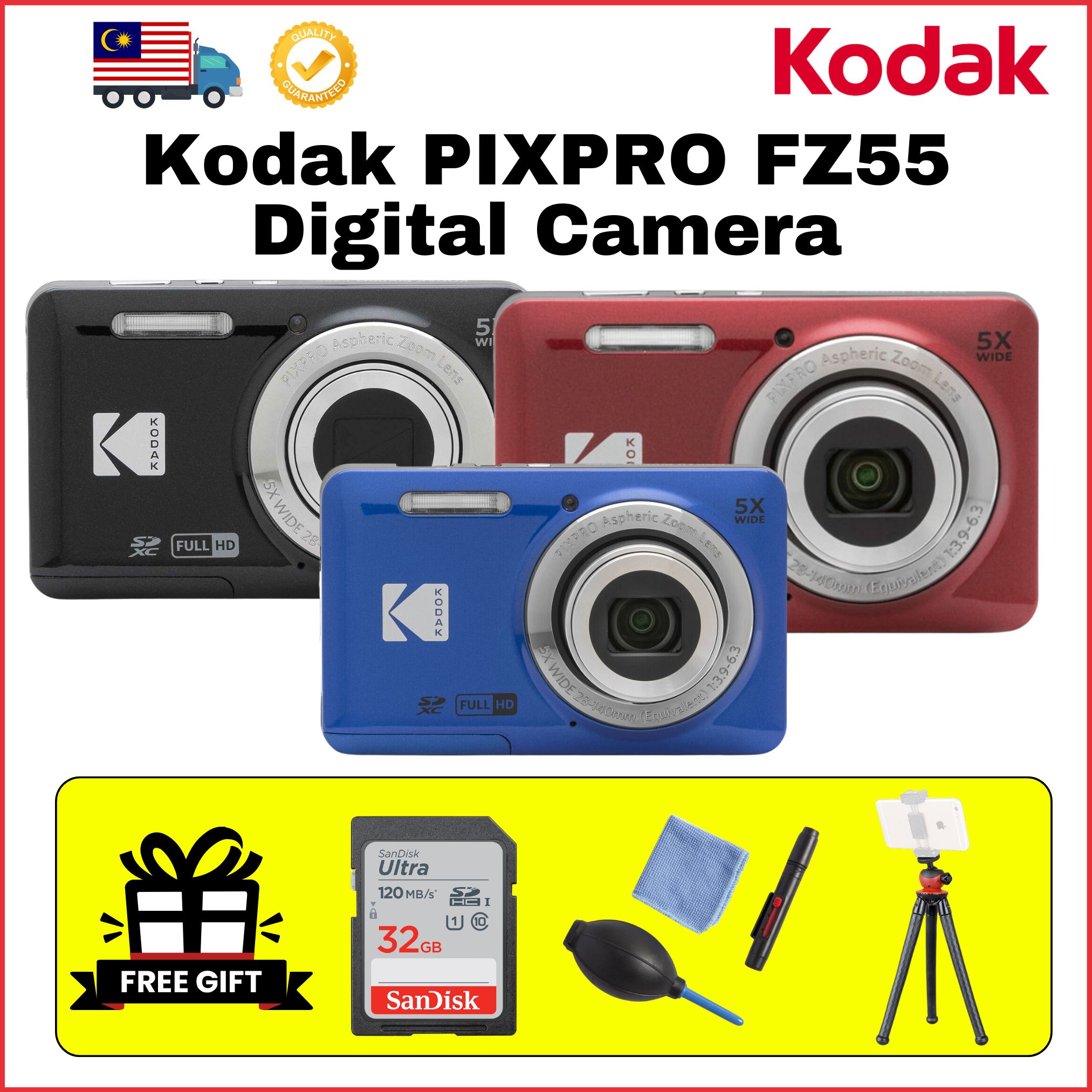 Kodak PIXPRO FZ55 Friendly Zoom 16MP Digital Camera 5X Optical Zoom ...
