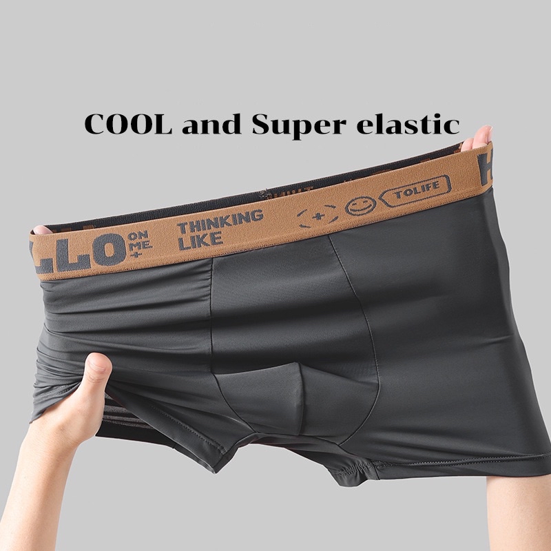HELLO Boxer L-4XL Underwear Men Boxer Peninju Seluar Dalam Lelaki 5in1 ...