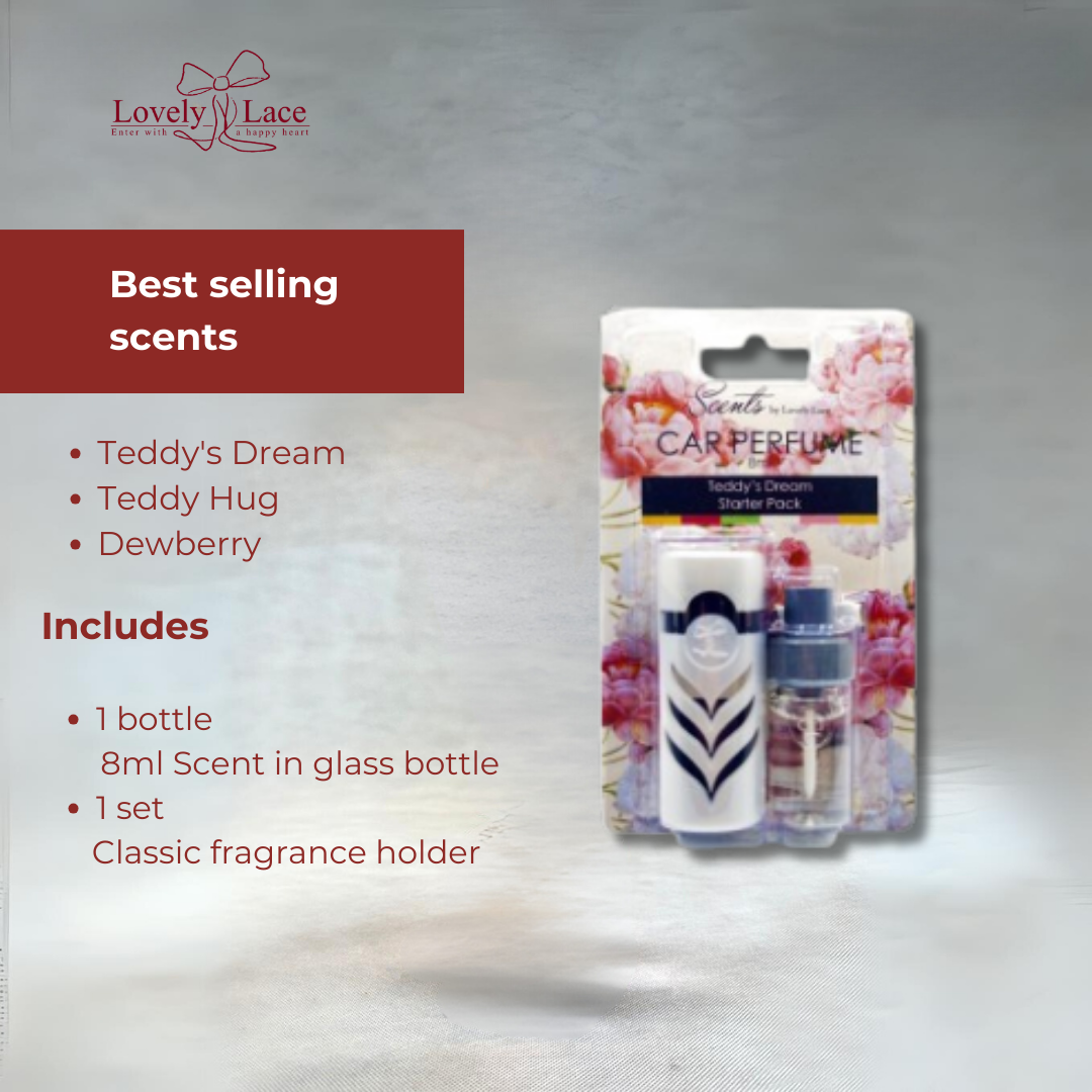 Lovely Lace Car Perfume Starter Pack | Shopee Malaysia