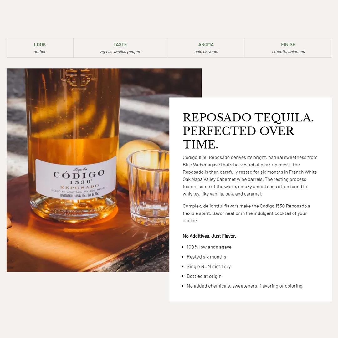 Codigo 1530 Reposado Mexico Tequila (750ml) | Shopee Malaysia