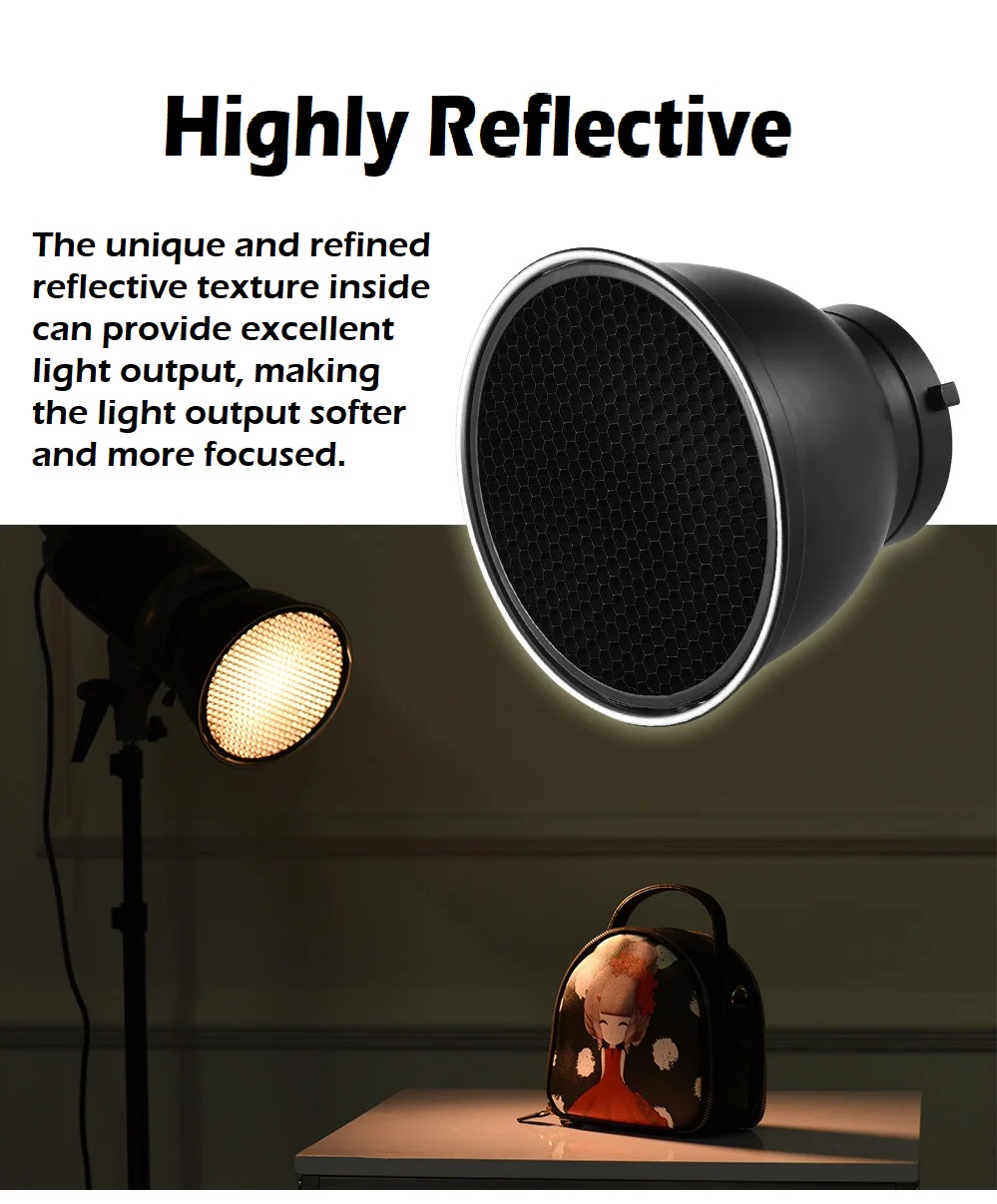 Reflector Honeycomb Reflector Grid Reflector Bowl Honeycomb For 18cm ...