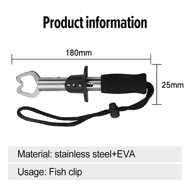 🔥 Compact Fishing Grip Playar Fishing Plier Clip Pancing Ikan Grip Alat ...