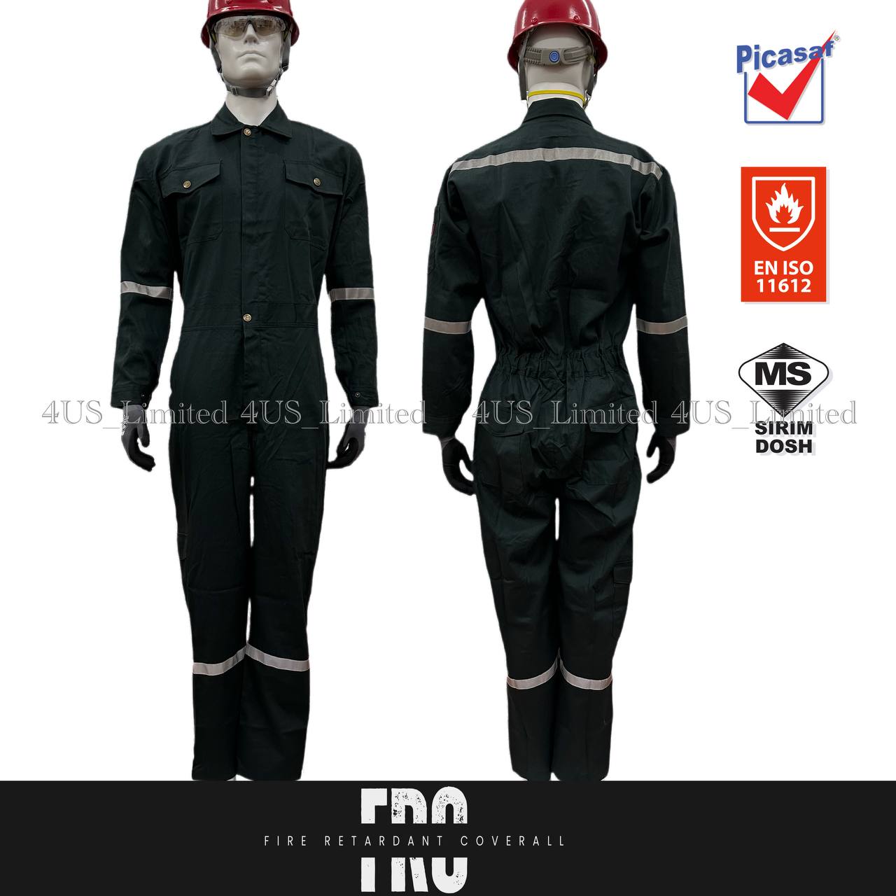 PICASAFE FIRE RETARDANT COVERALL FRC (SIRIM) -PPE SAFETY COVERALL(FRC ...