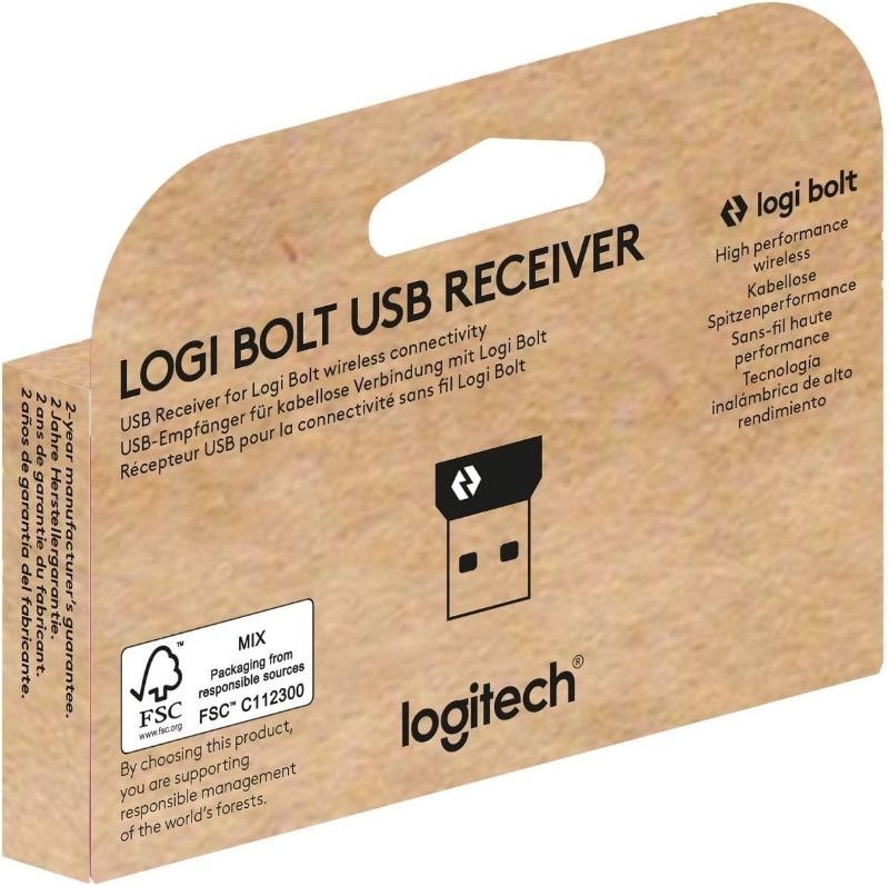 Compatible USB Dongle Receiver for LOGITECH Bolt Devices Mouse Keyboard ...