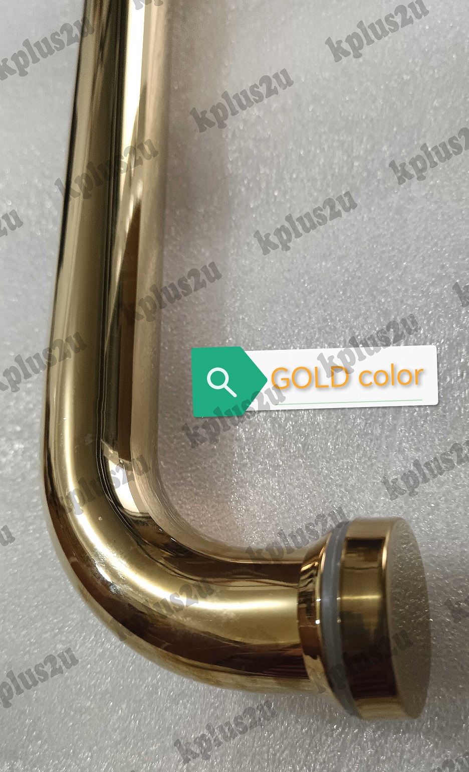 GOLD color Stainless Steel 45cm One side Handle for Glass Door Warna ...