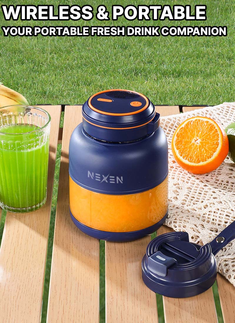 800ml Portable Juice Blender 14-Blade Fruit Juice Extractor Mini ...