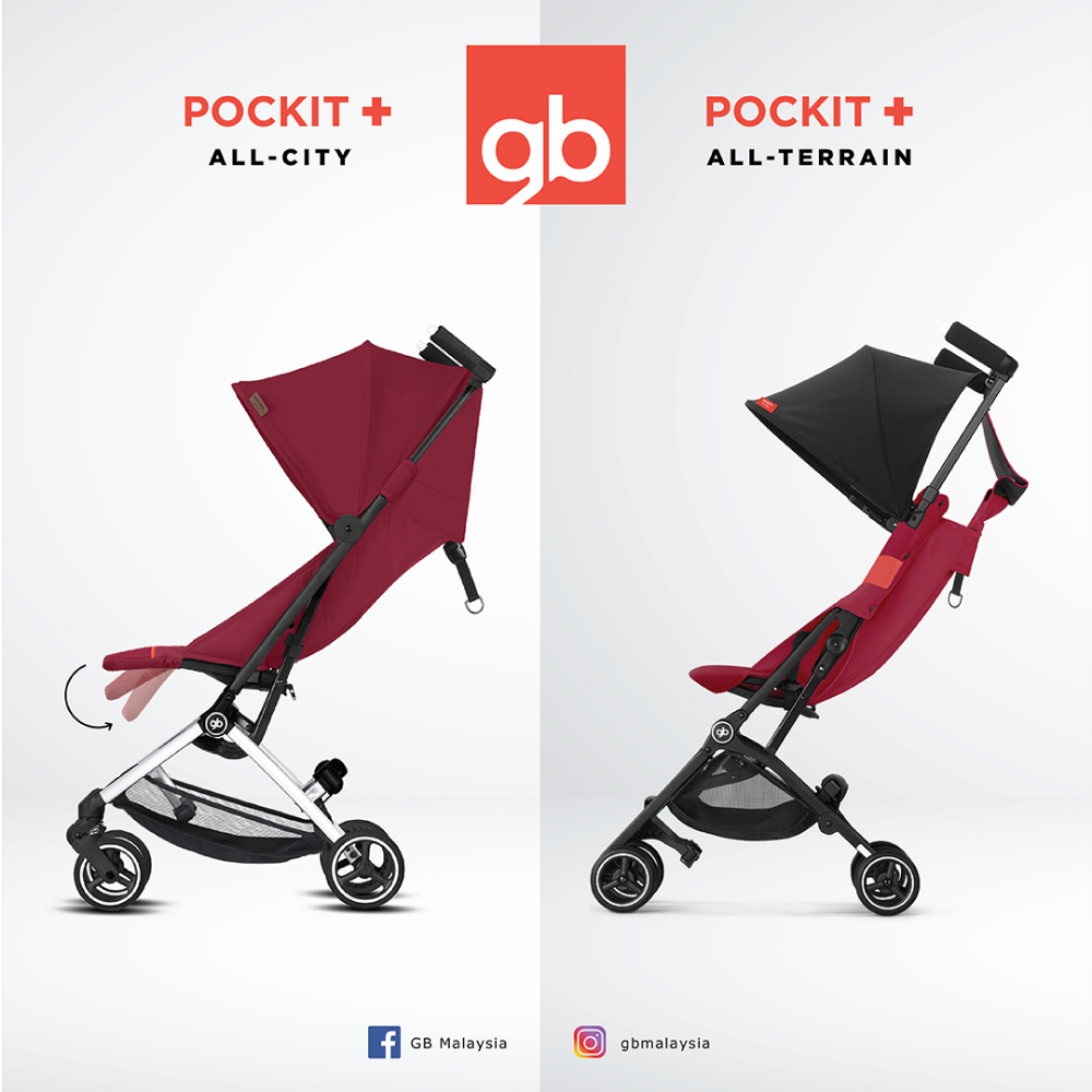 FREE SHIPPING gb Pockit Plus ALL CITY Stroller Baby Cabin Size Travel ...