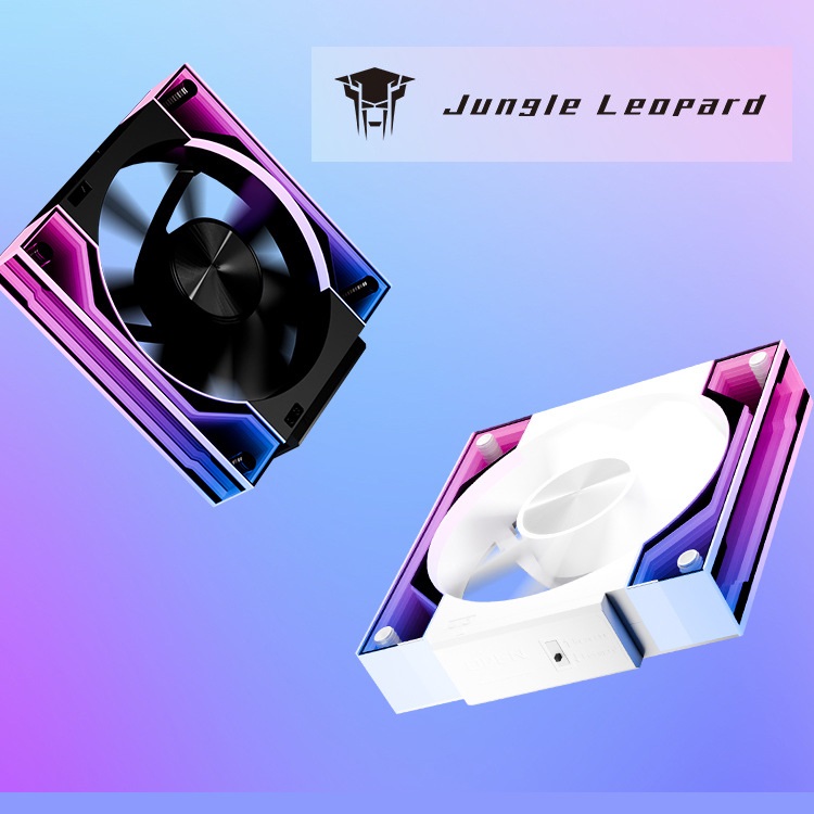 Jungle Leopard Interstellar V3 ARGB 3Pin PWM 12cm Fan / Splicing / Building Block Fan PC Case ...