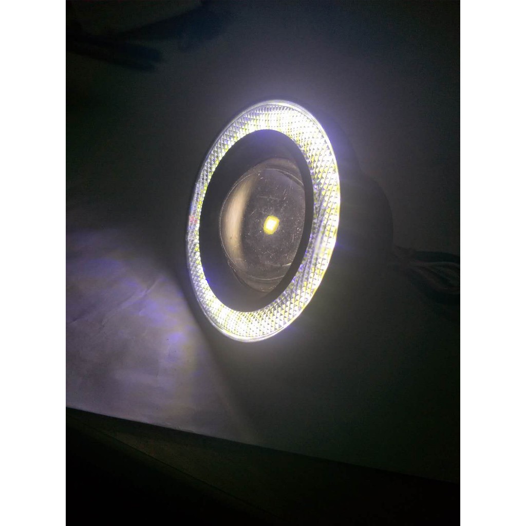 TOYOTA AVANZA SPOTLIGHT ANGEL EYE Fog Lamp LED LIGHT Halo Ring COB ...