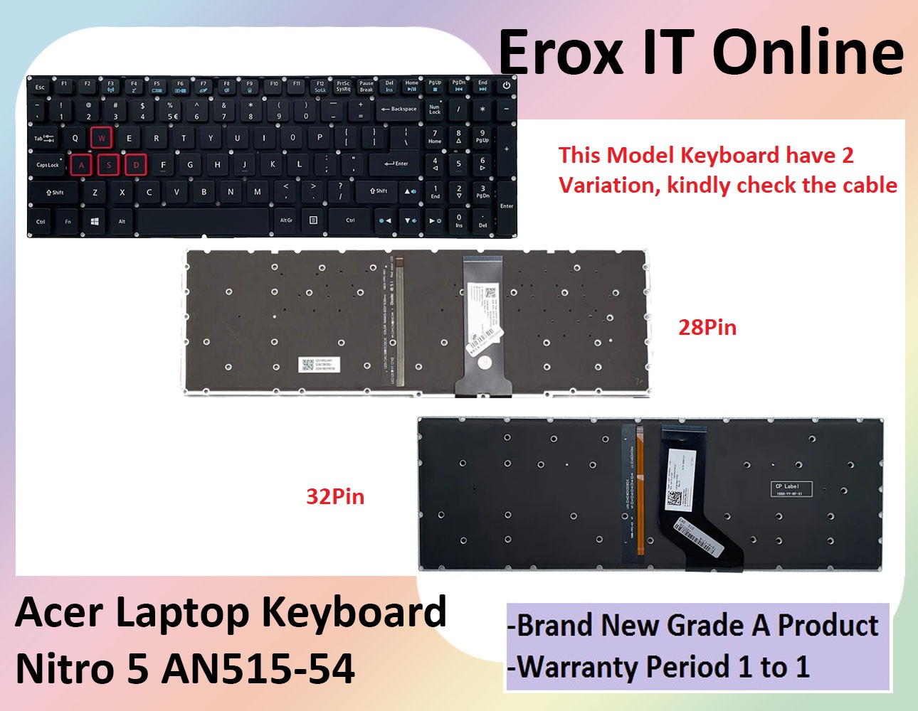 Acer Nitro 5 AN515-31 AN515-41 AN515-42 AN515-51 AN515-52 AN515-53 ...