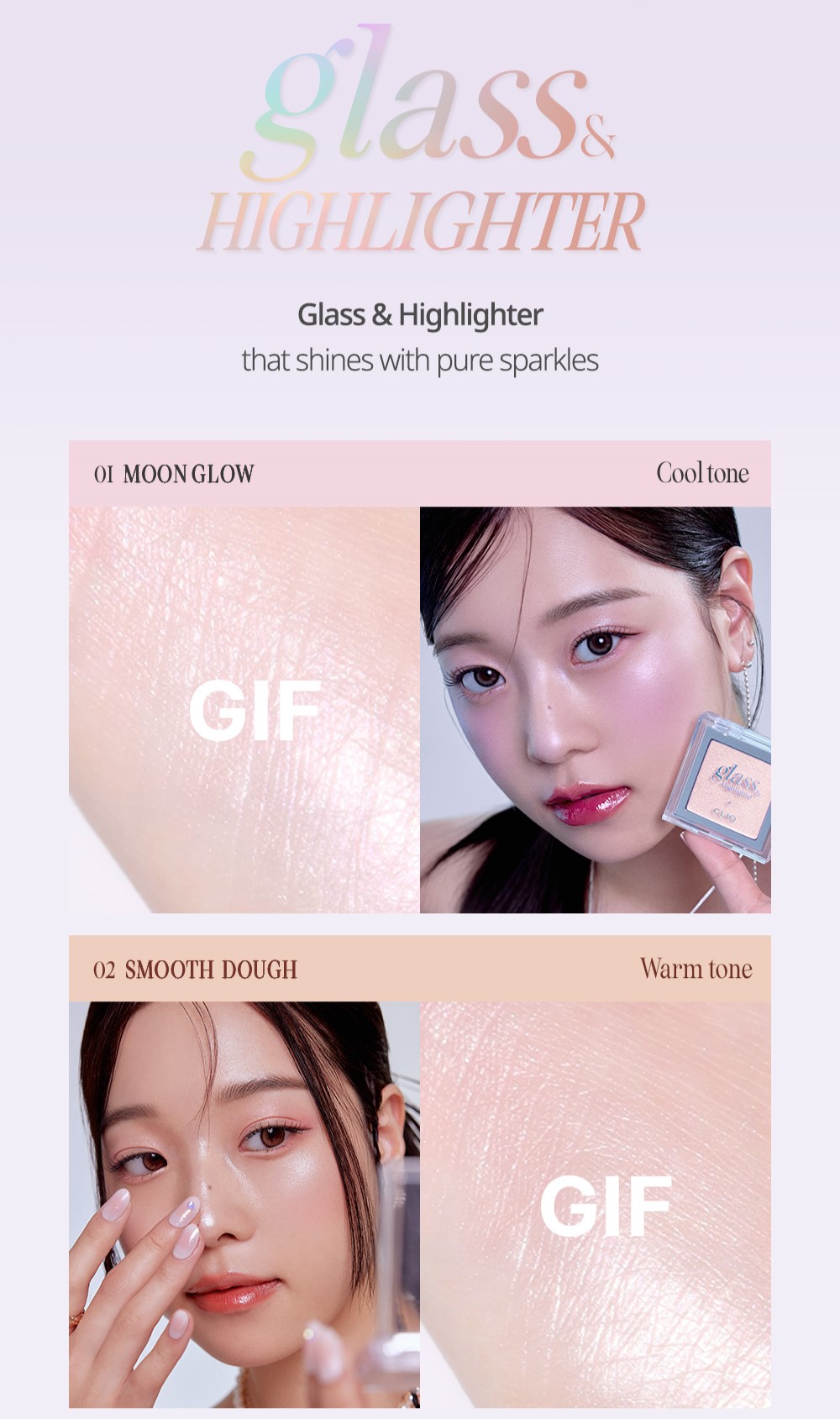 CLIO Glass & Highlighter - 2 Color to Choose | Shopee Malaysia
