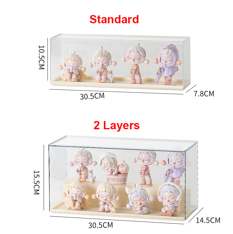 Toys Display Box Cabinet Transparent Lego Blind Box Storage Dustproof ...