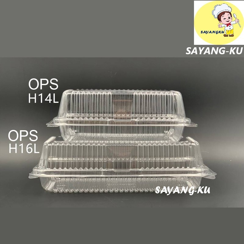 BENXON OPS-H14L / Plastic Tray with Lock 50Pcs±/Pkt Bakery Disposable ...