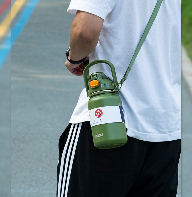 Dodge 1L/1.3L/1.6L Dual Head 316SS Stainless Steel Vacuum Flask Thermos ...