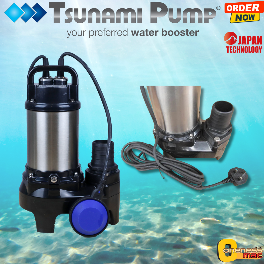 "TSUNAMI PUMP" - FANCY CARP SUBMERSIBLE PUMP - 750W - MUS-700A ...