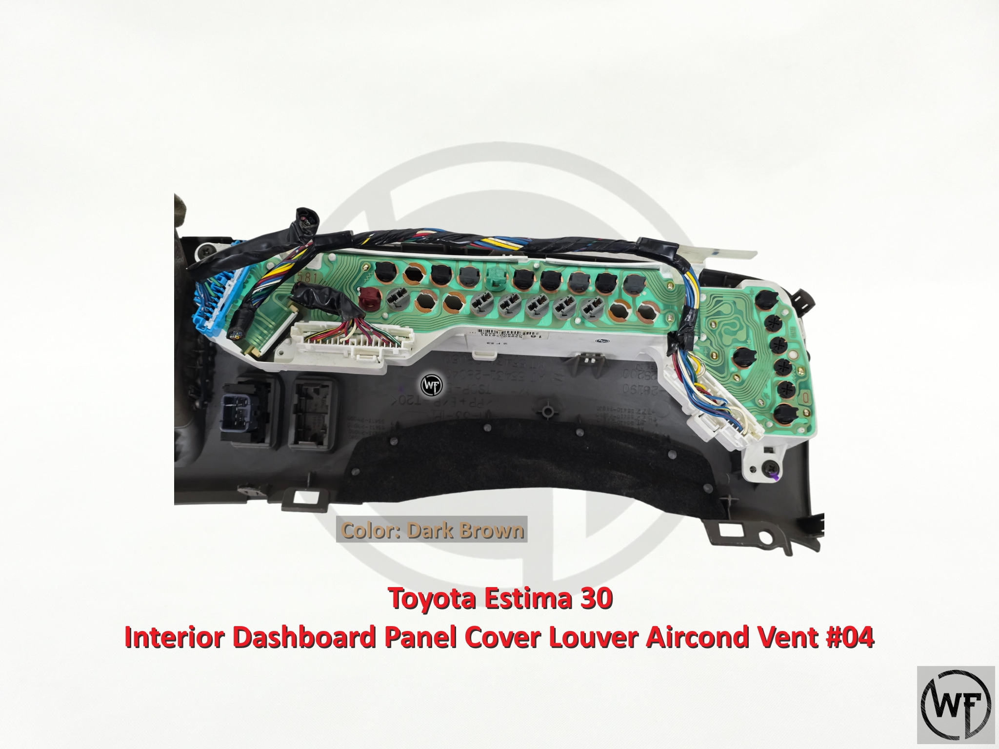 Toyota Estima ACR30 MCR30 Interior Dashboard Panel Cover Louver Aircond ...