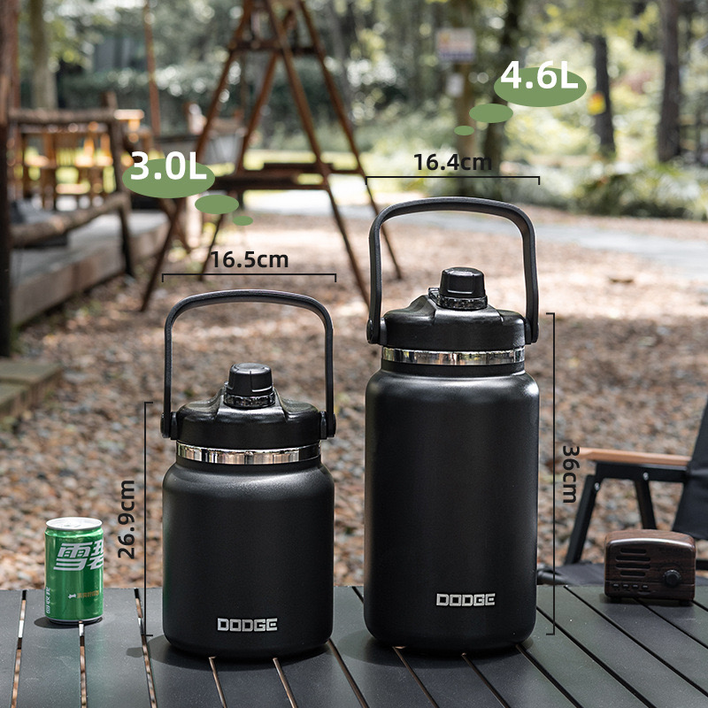 Cille Dodge 3L/4.6L 304SS Super Big Bucket Stainless Steel Vacuum Flask ...