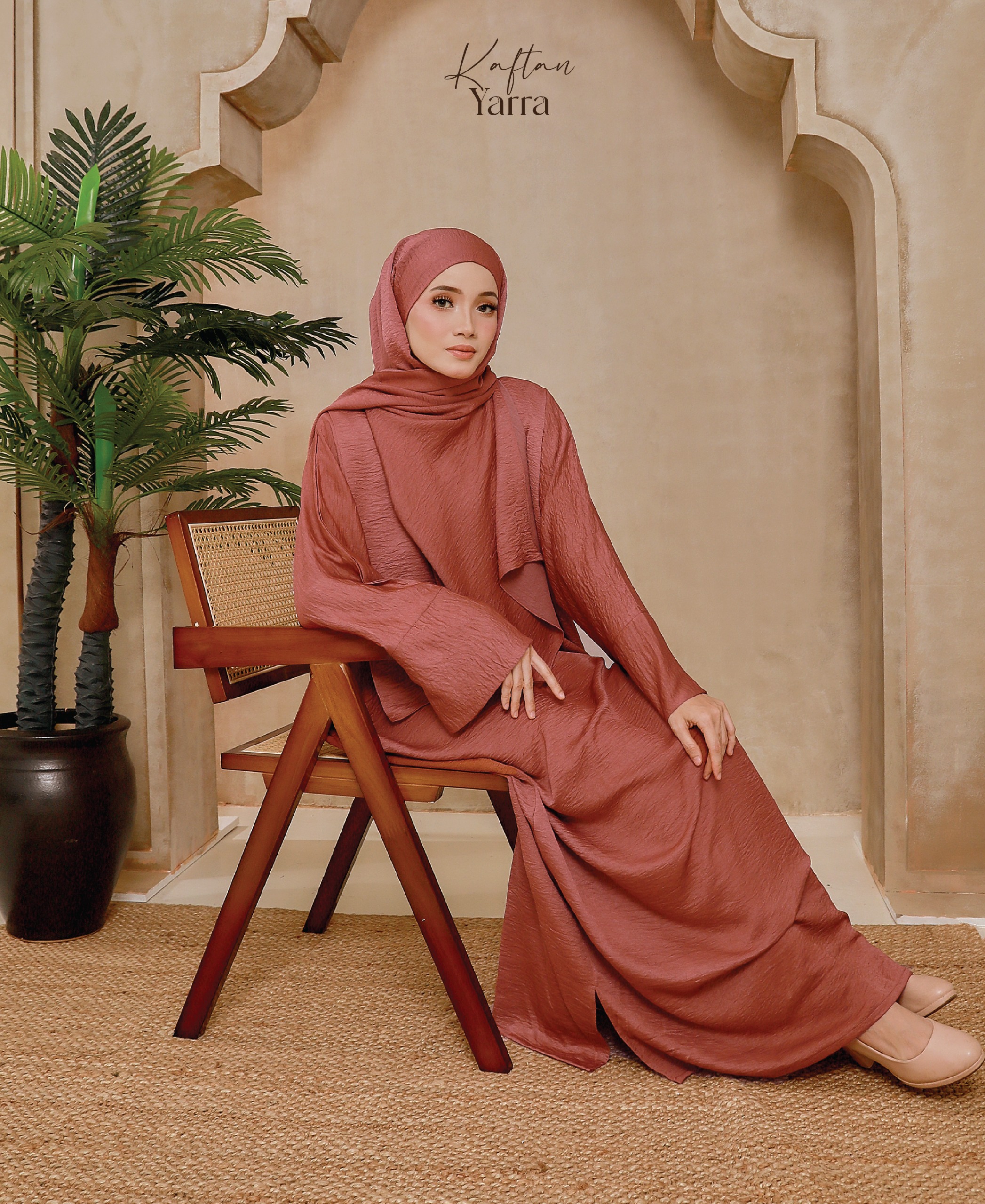 Baju Raya Viral 2025 Dress Abaya Jubah Muslimah Kaftan Dubai Ironless ...