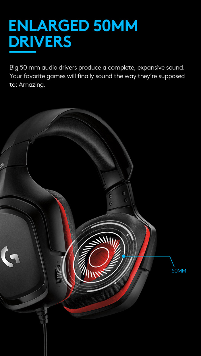 Logitech G331 Stereo Gaming Headset | Shopee Malaysia