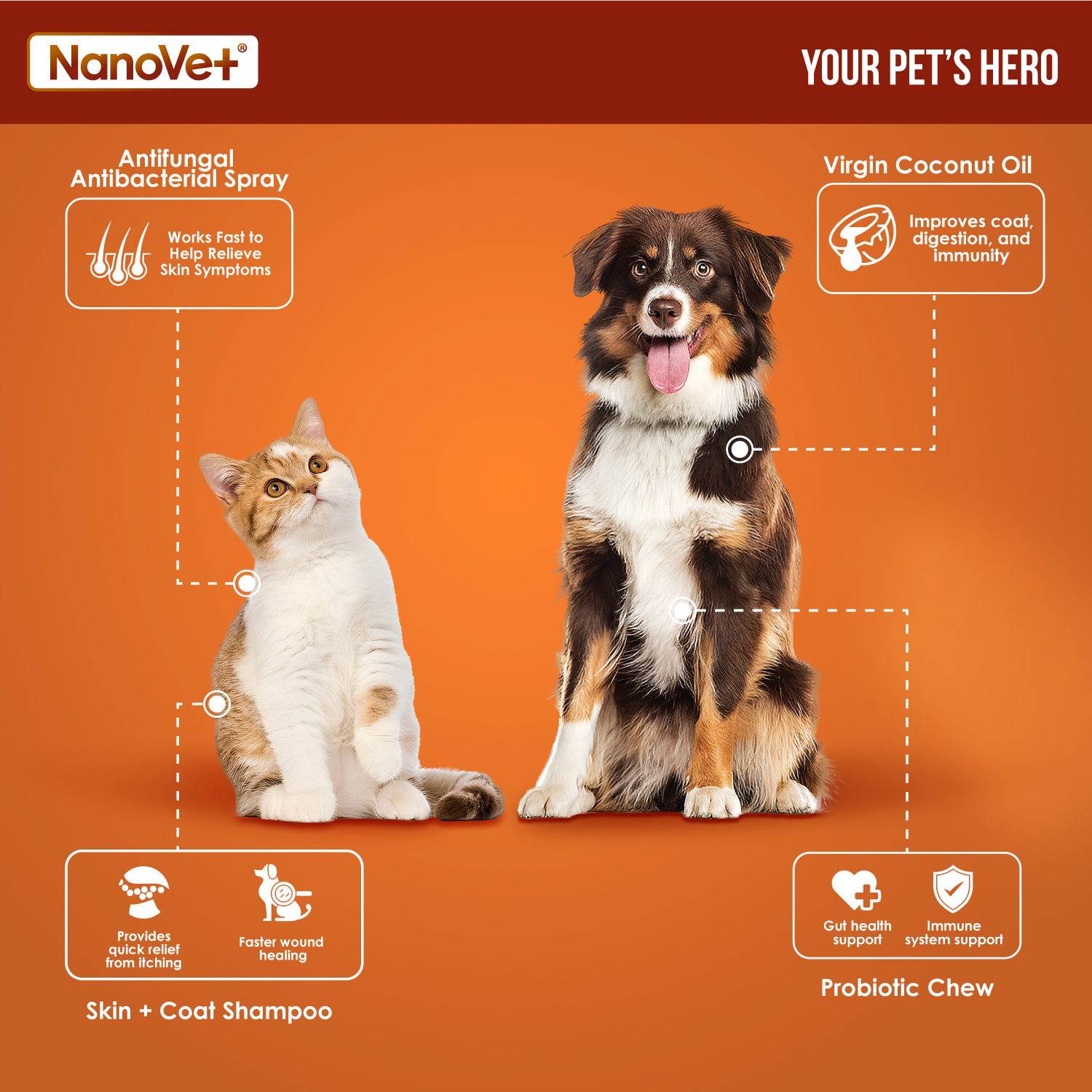 Nanovet® Fungal and Wound Care Combo for Cat and Dog | Shopee Malaysia