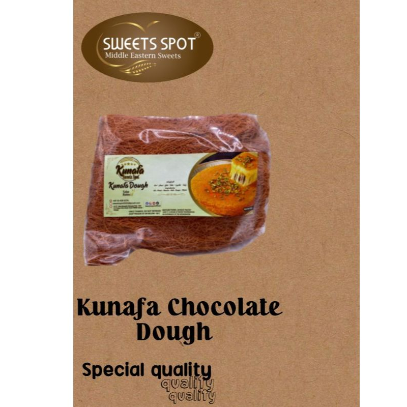 Chocolate Fresh Kunafa Dough (500g) - Coklat Kunafa Dough - Chocolate ...