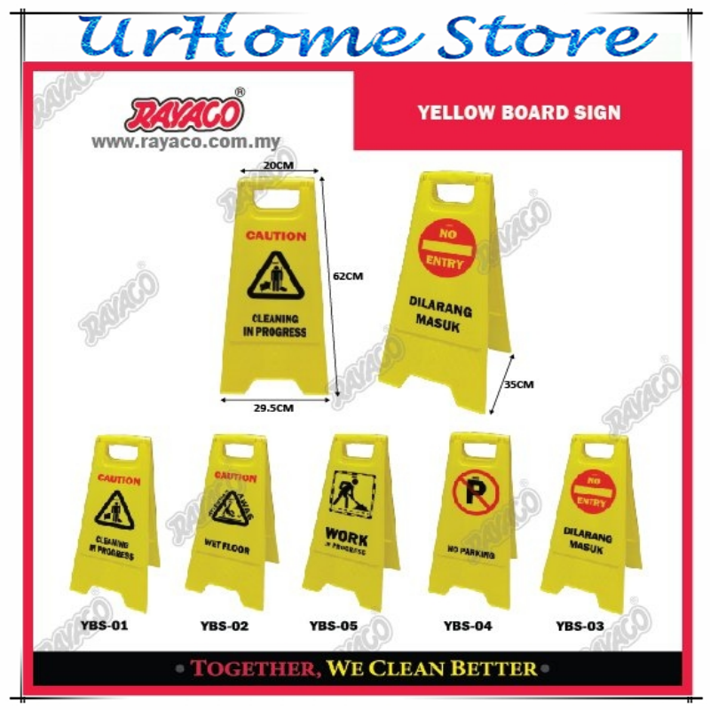 Yellow Foldable Floor Sign Board Stand NO PARKING NO ENTRY WORK IN ...
