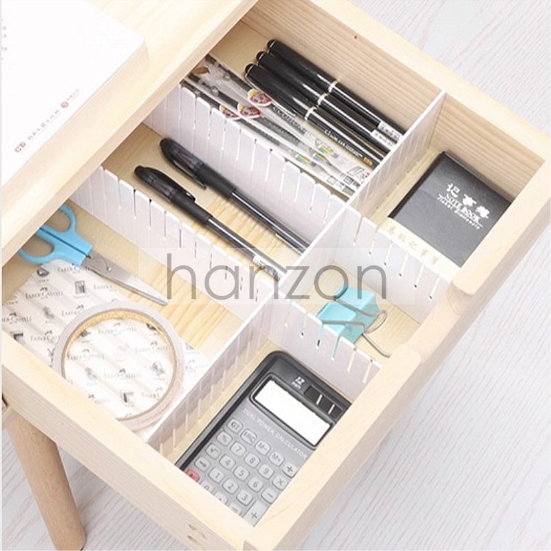 DIY Plastic Grid Drawer Divider Adjustable (Height: 6CM/9CM/13CM ...