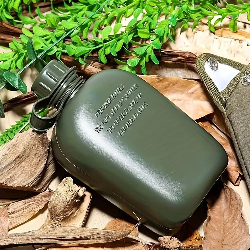 UtanKing™ Botol Air Alat Masak Camping Canteen Kit Hiking Bottle Water ...