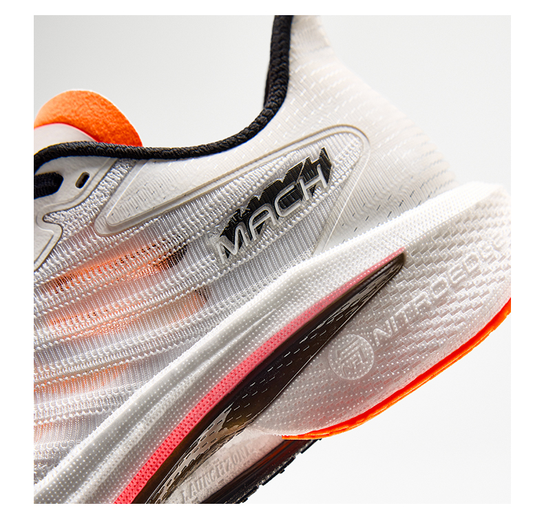 ANTA Men MACH 4 Running Shoes 1124C5583-1 -White/Silver/Black (Kasut ...