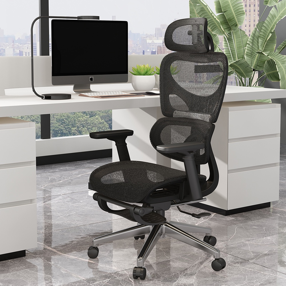 SitWell K80 Office Chair Ice Mesh Ergonomic Chair 3D Adjustable Armrest ...