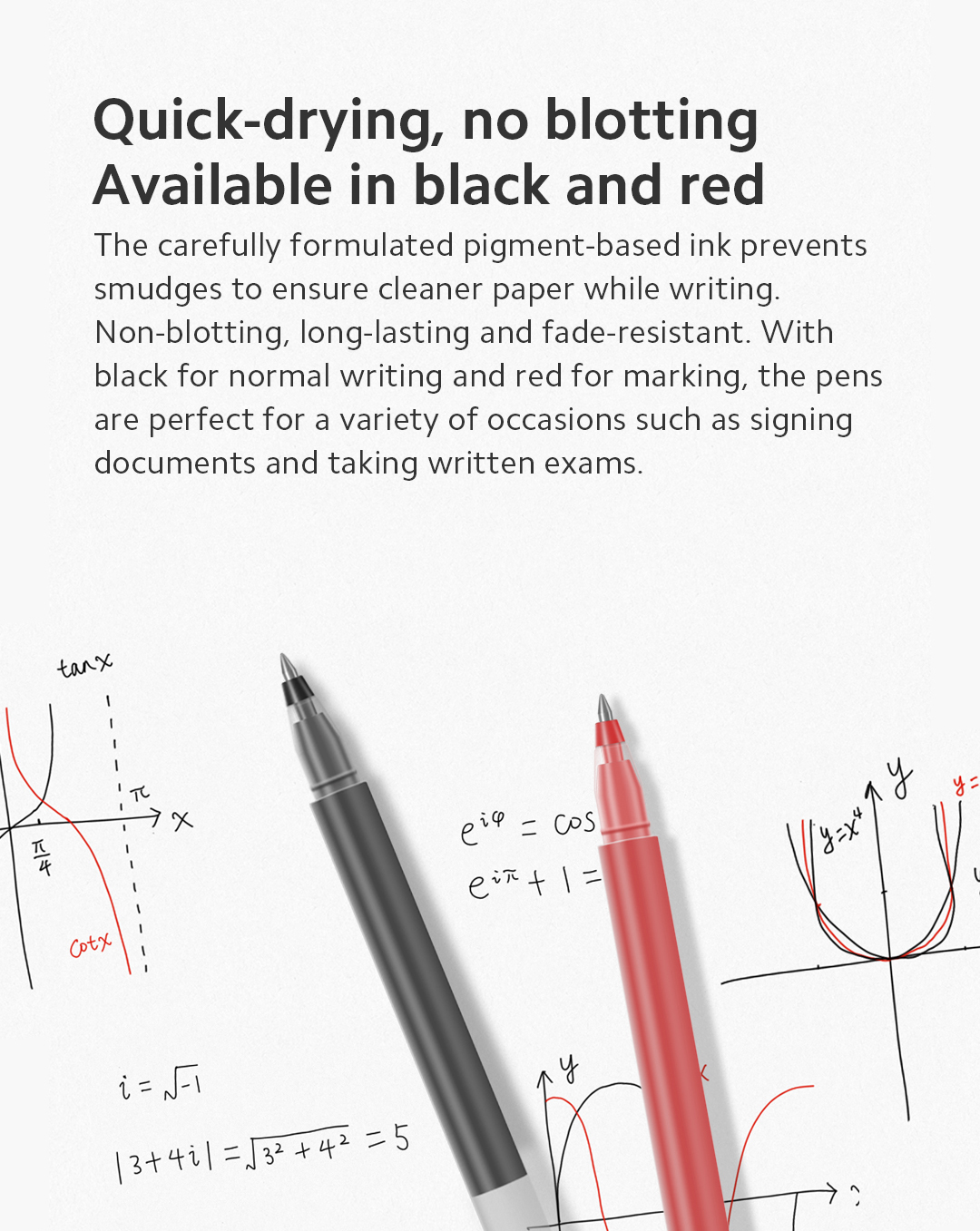 Xiaomi Mi High-Capacity Ink Pen-Black | Shopee Malaysia