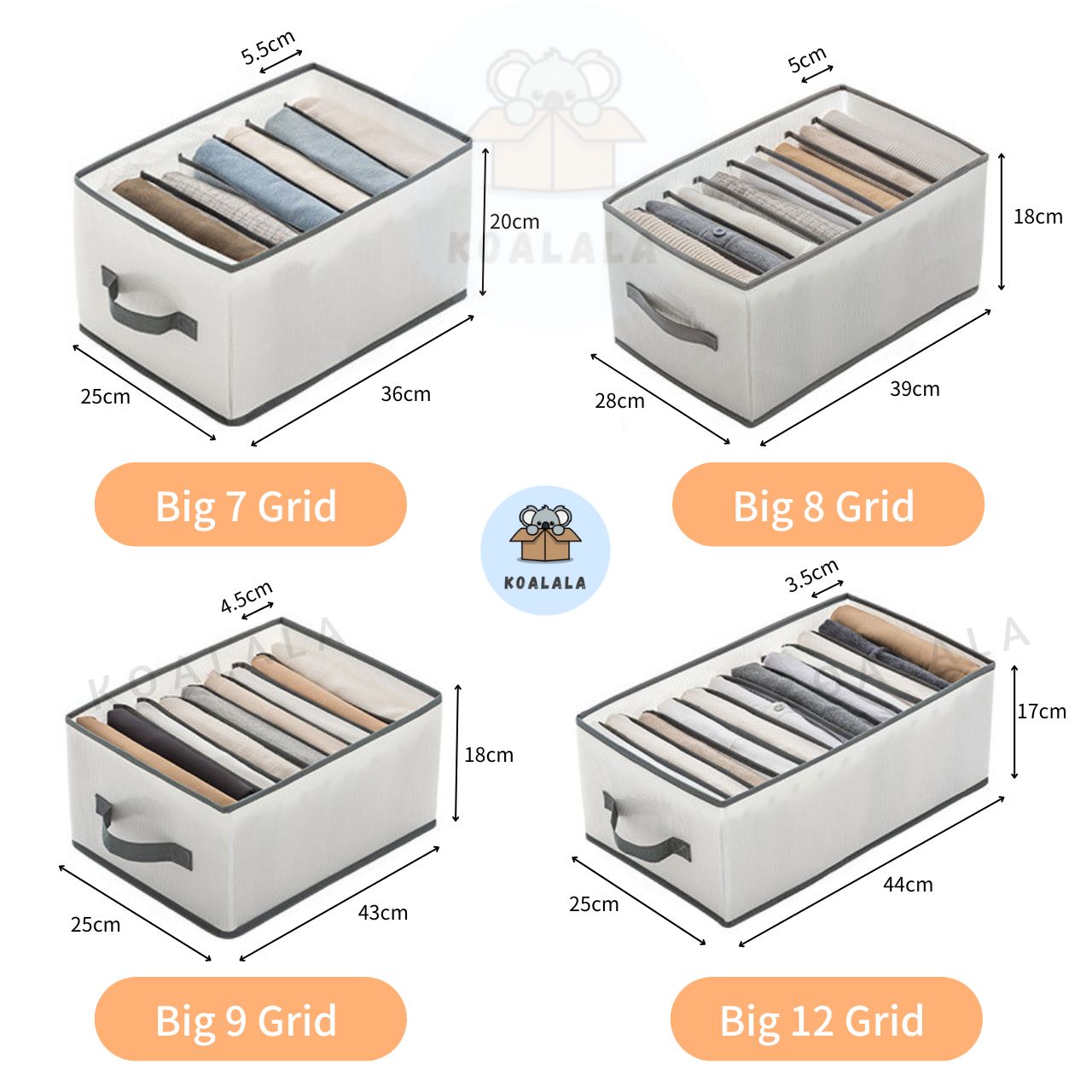 Hard Box Clothes Organiser Wardrobe Organizer Tudung Organizer ...